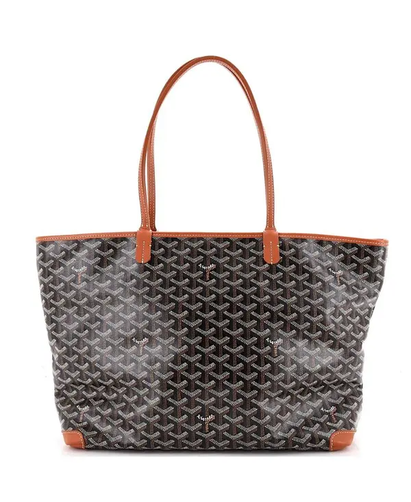 Goyard Mm Artois Tote Coated Canvas - Brown
