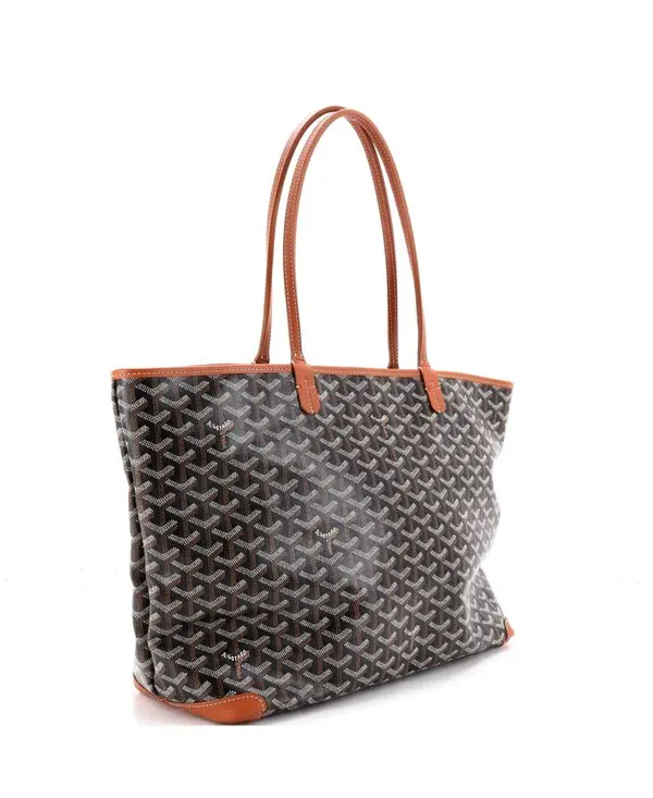 Goyard Mm Artois Tote Coated Canvas - Brown
