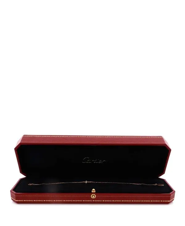 CARTIER Symbols Cross Bracelet 18k Rose Gold With Diamonds