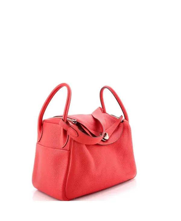 Hermès 30 Lindy Bag Clemence - Red