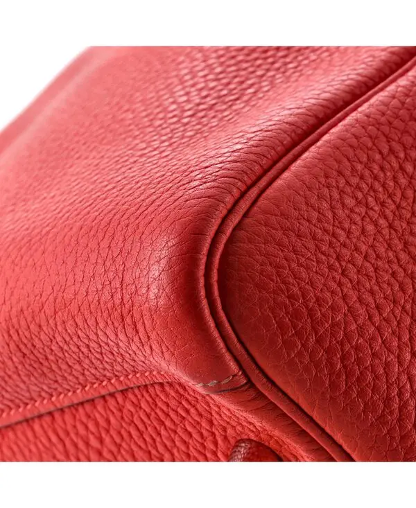 Hermès 30 Lindy Bag Clemence - Red