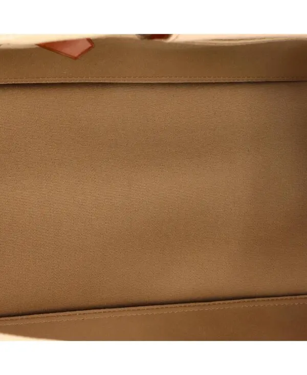 Hermès 39 Cabag Elan Toile And Leather - Neutral