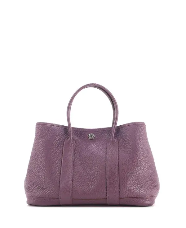 Hermès 30 Garden Party Tote Leather - Purple