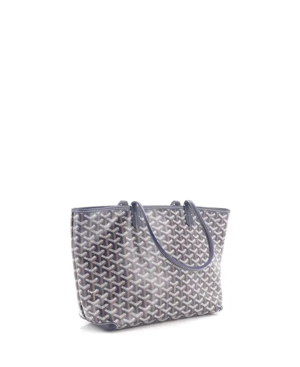 Goyard Pm Artois Tote Coated Canvas - Blue