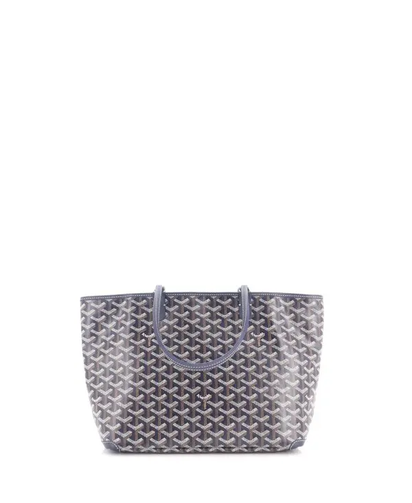 Goyard Pm Artois Tote Coated Canvas - Blue