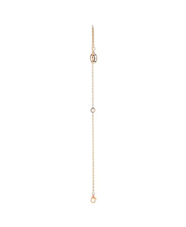 CARTIER Small D'amour Bracelet 18k Rose Gold And Diamond