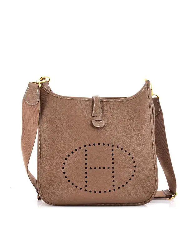 Hermès Pm Evelyne Bag Gen Iii Clemence - Gray