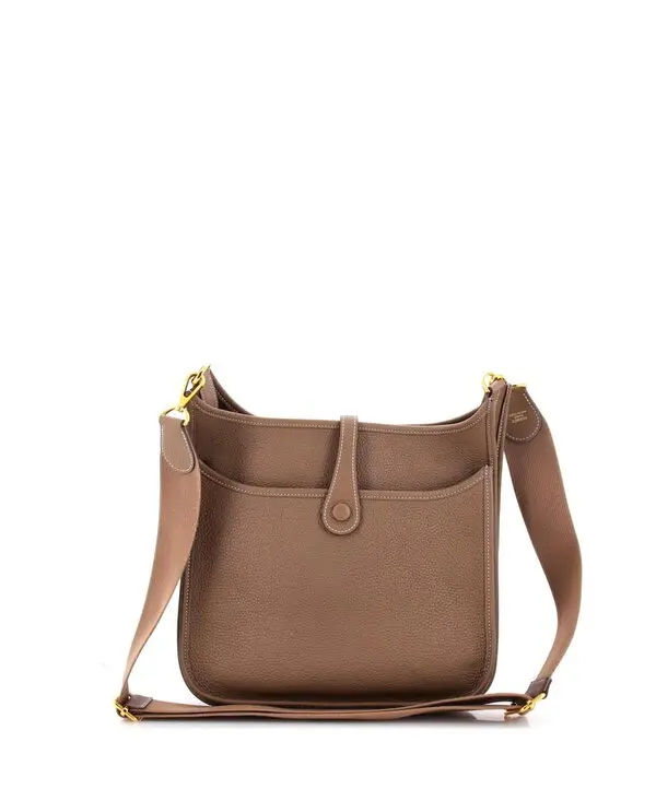 Hermès Pm Evelyne Bag Gen Iii Clemence - Gray