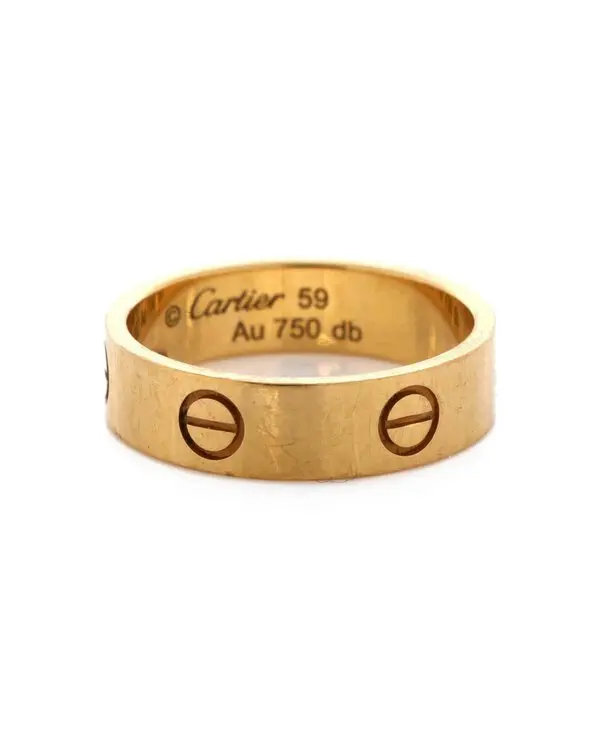 CARTIER Love Band Ring 18k