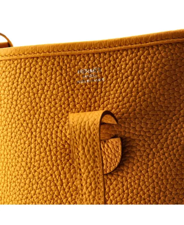 Hermès Pm Evelyne Bag Gen Iii Clemence - Yellow