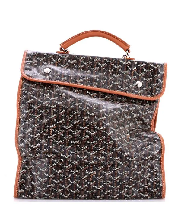 Goyard Saint Leger Briefcase Backpack Coated Canvas