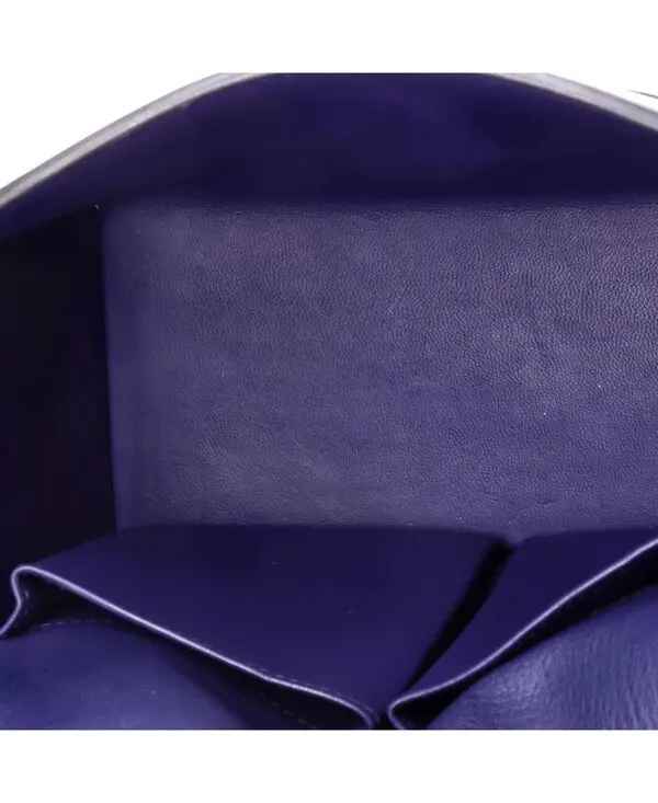 Hermès Cinhetic Top Handle Bag Chevre Mysore - Navy Blue