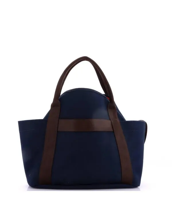 Hermès Sac De Pansage Groom Handbag Canvas