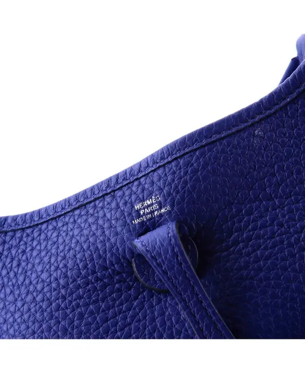 Hermès Tpm Evelyne Bag Gen Iii Clemence - Blue