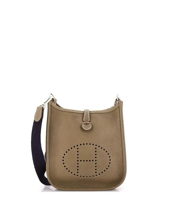 Hermès Tpm Evelyne Bag Gen Iii Clemence - Gray