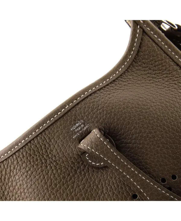 Hermès Tpm Evelyne Bag Gen Iii Clemence - Gray