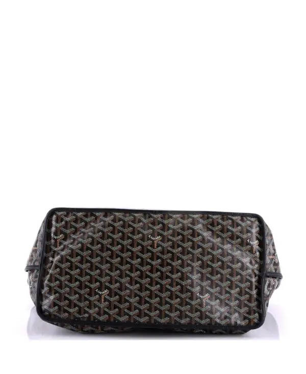 Goyard Gm Anjou Reversible Tote Coated Canvas - Black
