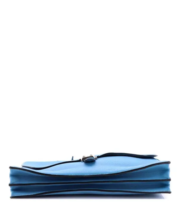 Hermès 38 Sac A Depeches Bag Togo - Blue