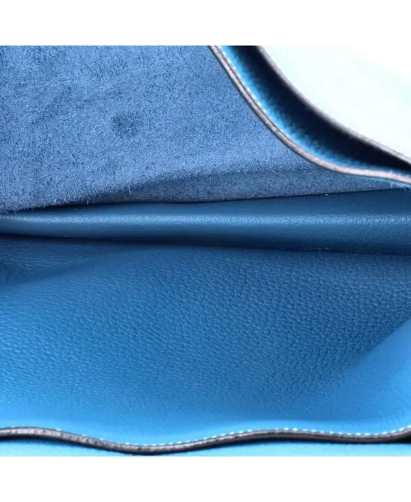 Hermès 38 Sac A Depeches Bag Togo - Blue
