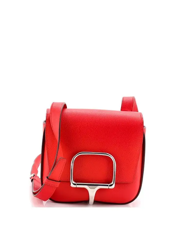 Hermès Della Cavalleria Shoulder Bag Epsom - Red