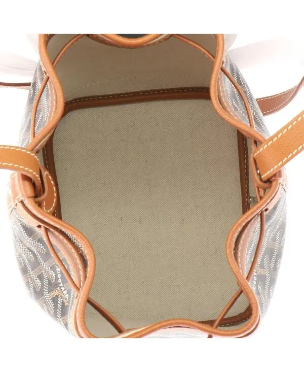 Goyard Pm Petit Flot Bucket Bag Coated Canvas