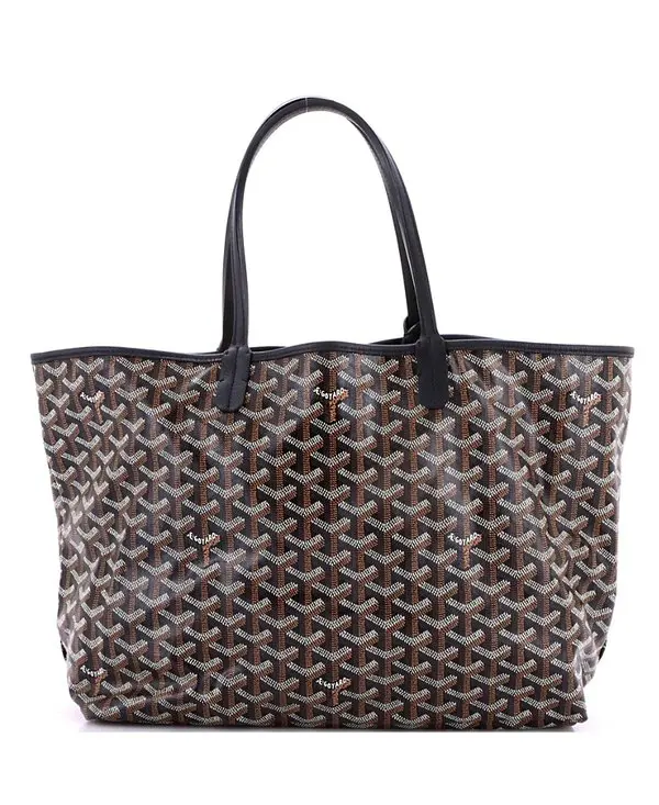Goyard Pm Saint Louis Tote Coated Canvas - Black
