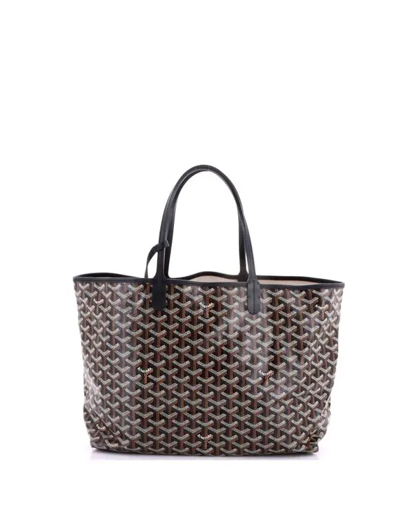 Goyard Pm Saint Louis Tote Coated Canvas - Black