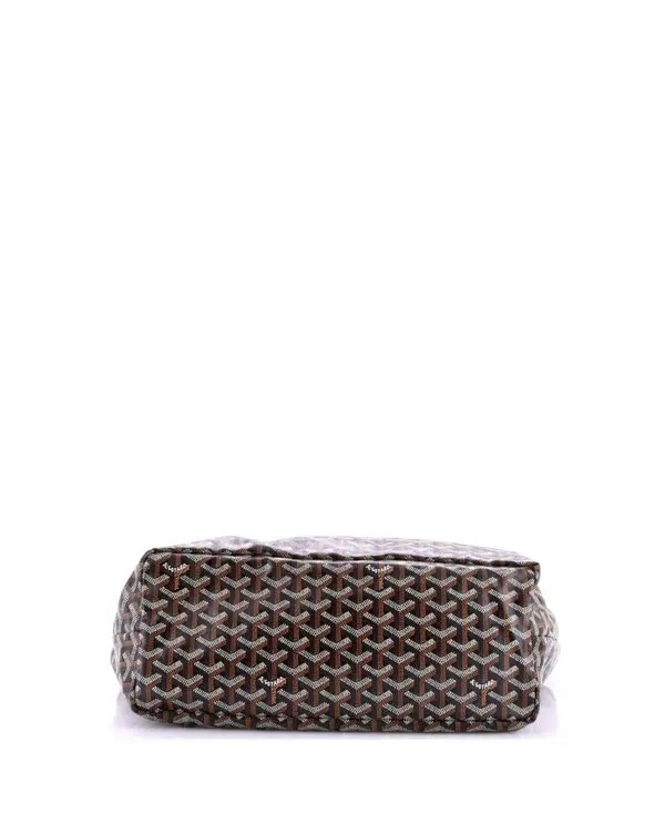 Goyard Pm Saint Louis Tote Coated Canvas - Black