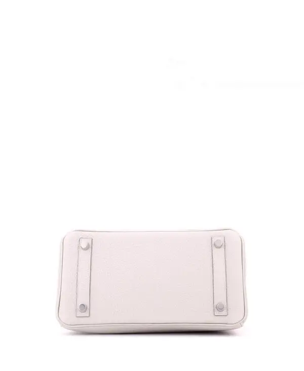 Hermès Birkin 25 Handbag Grey Togo With Palladium Hardware - Gris Perle
