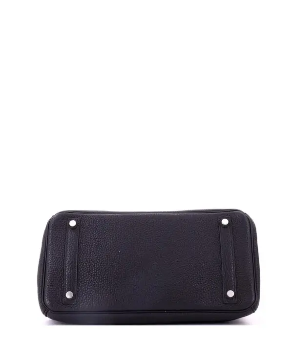 Hermès Birkin 30 Handbag Black Togo With Palladium Hardware - Noir