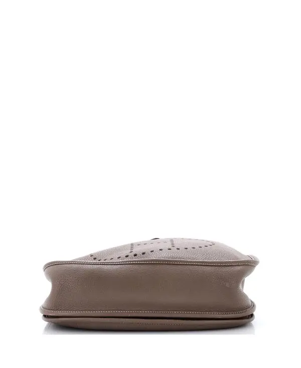 Hermès Gm Evelyne Bag Gen Iii Clemence - Gray