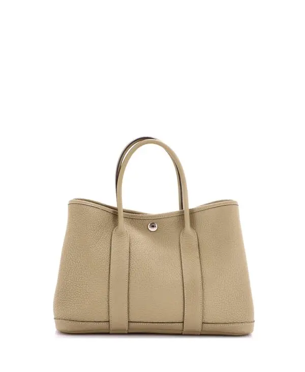 Hermès 30 Garden Party Tote Leather - Green
