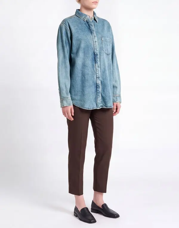 Good American Denim Shirt Size Cotton