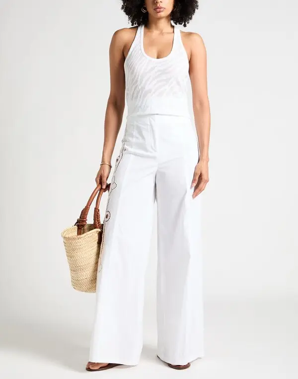 Crossley Tank Top Size Cotton, Linen, Polyamide - White