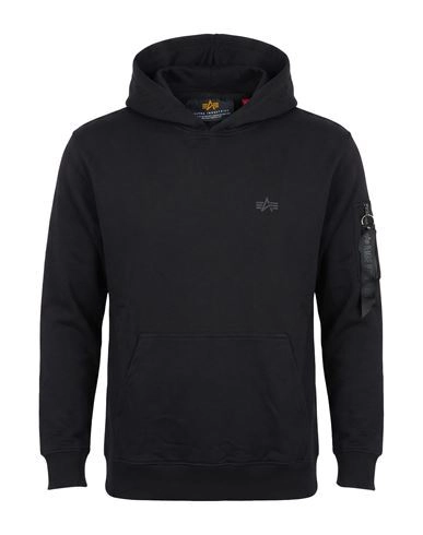 Alpha Industries Sweatshirt Size Cotton, Polyester - Black