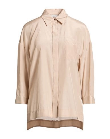Peserico Shirt Size Silk, Cotton - Beige
