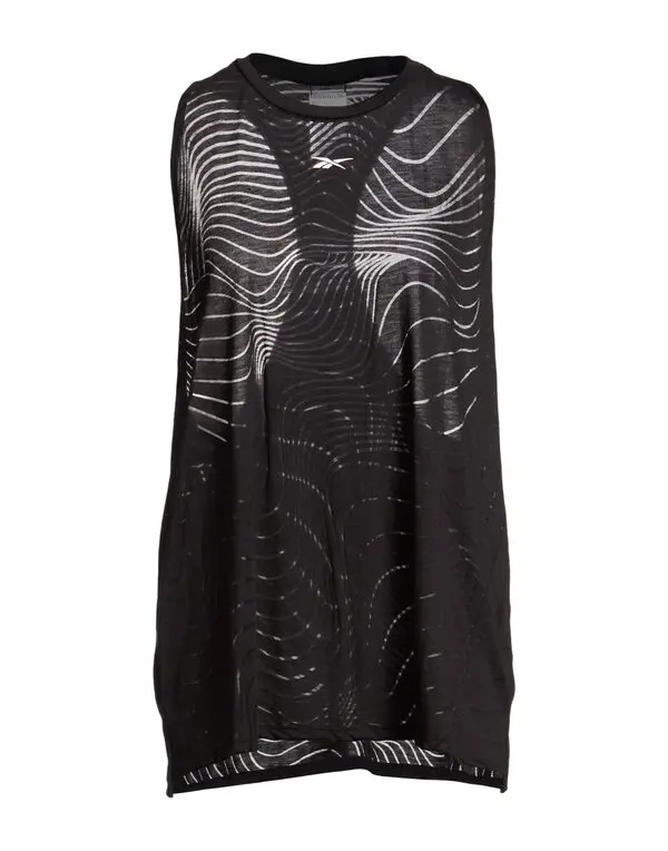 REEBOK Tank Top Size Recycled Polyester, Viscose, Cotton