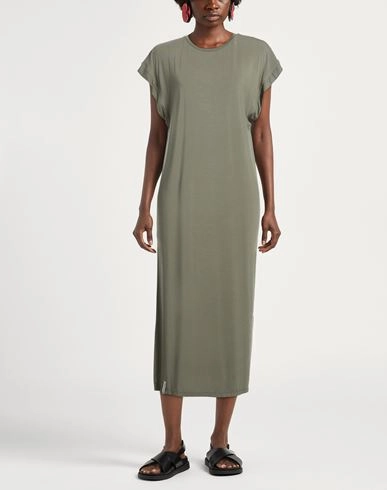 HINNOMINATE Midi Dress Size Rayon, Polyester, Elastane - Green