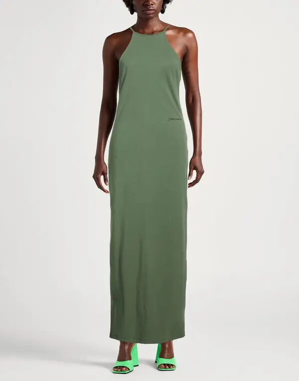 HINNOMINATE Maxi Dress Military Size Cotton, Elastane