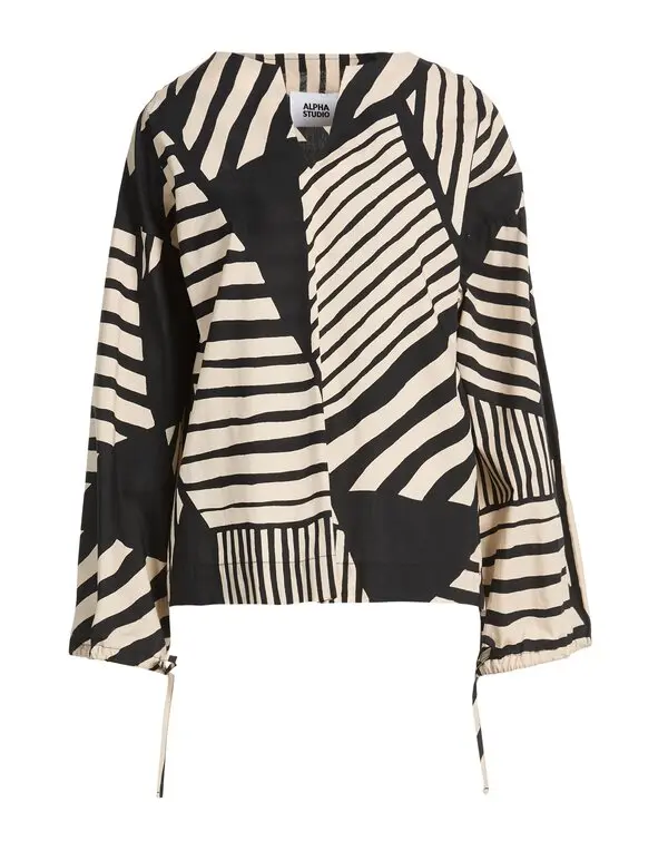 Alpha Studio Top Ivory Size Cotton
