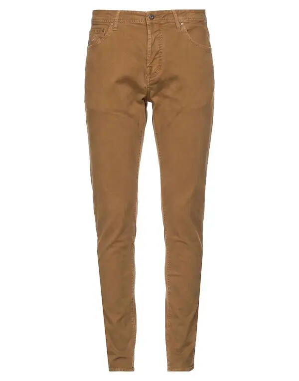 JACOB COHЁN Pants Camel Size Cotton, Elastane