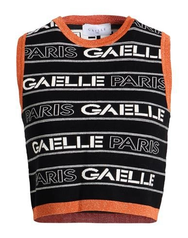 GAELLE PARIS Top Size Viscose, Nylon, Metallic Fiber - Black