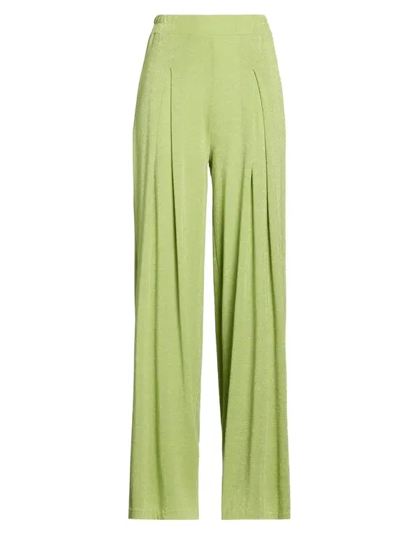 COMPAGNIA ITALIANA Pants Lime Size Viscose, Polyamide, Polyimide, Elastane