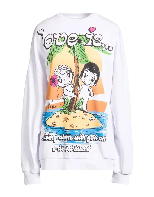 GAELLE PARIS Sweatshirt Size Cotton, Polyester, Elastane