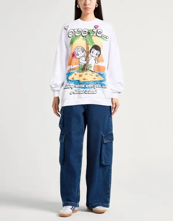 GAELLE PARIS Sweatshirt Size Cotton, Polyester, Elastane