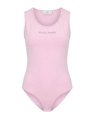 GAELLE PARIS Bodysuit Size Cotton, Elastane - Pink