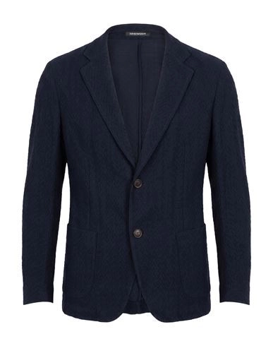 Emporio Armani Blazer Taupe Size Virgin Wool - Navy