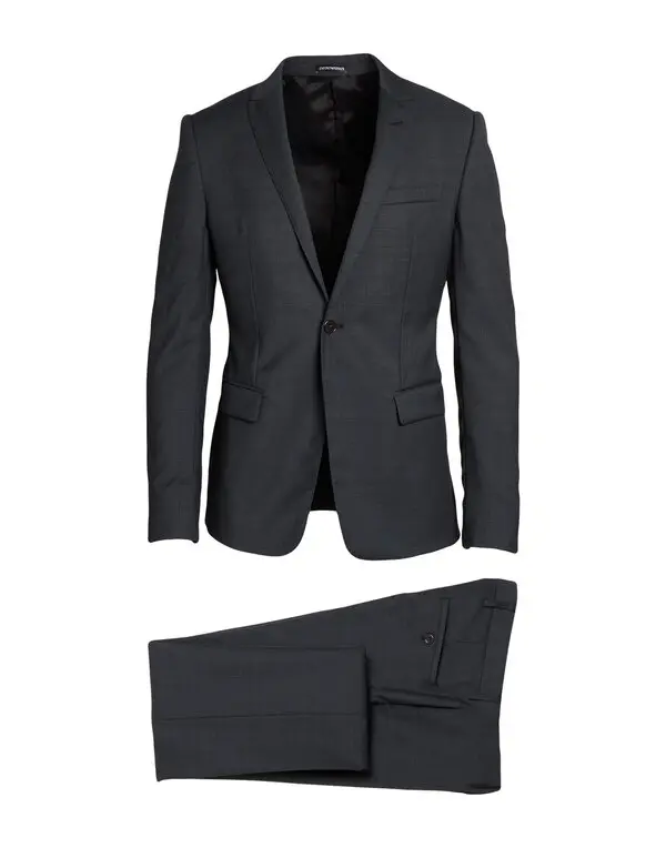 Emporio Armani Suit Size Virgin Wool, Polyester, Polyamide