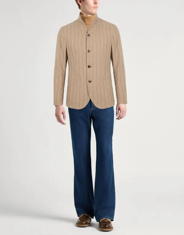 Emporio Armani Blazer Size Viscose, Polyamide, Linen, Cotton