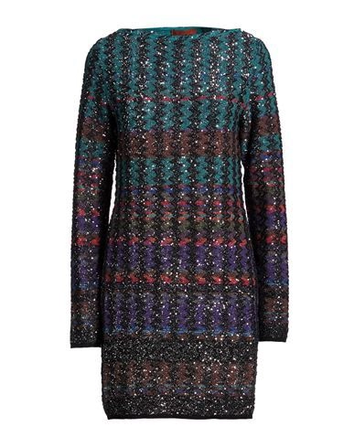 Missoni Mini Dress Size Polyamide, Viscose, Polyester - Deep Teal